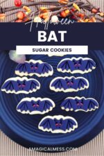 Adorable Bat Sugar Cookies for Halloween | Bat Cookie Recipe