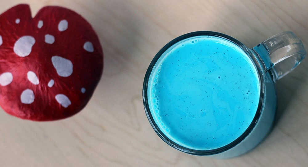 Vanilla Smurfette Blue Drink Recipe for Smurf Fans