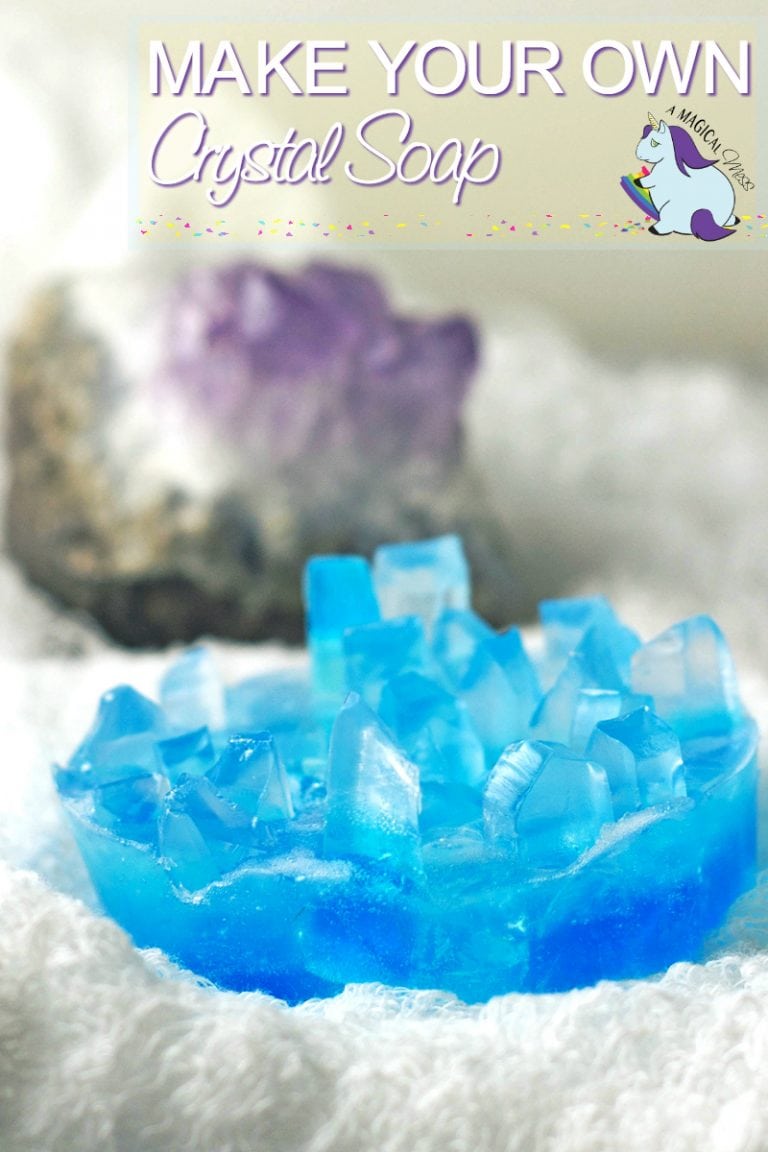 DIY Crystal Soap that Looks Like Gemstones | A Magical Mess