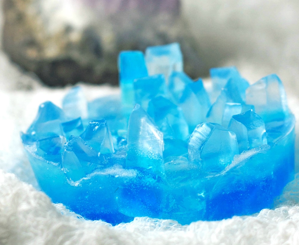 DIY Crystal Soap that Looks Like Gemstones | A Magical Mess