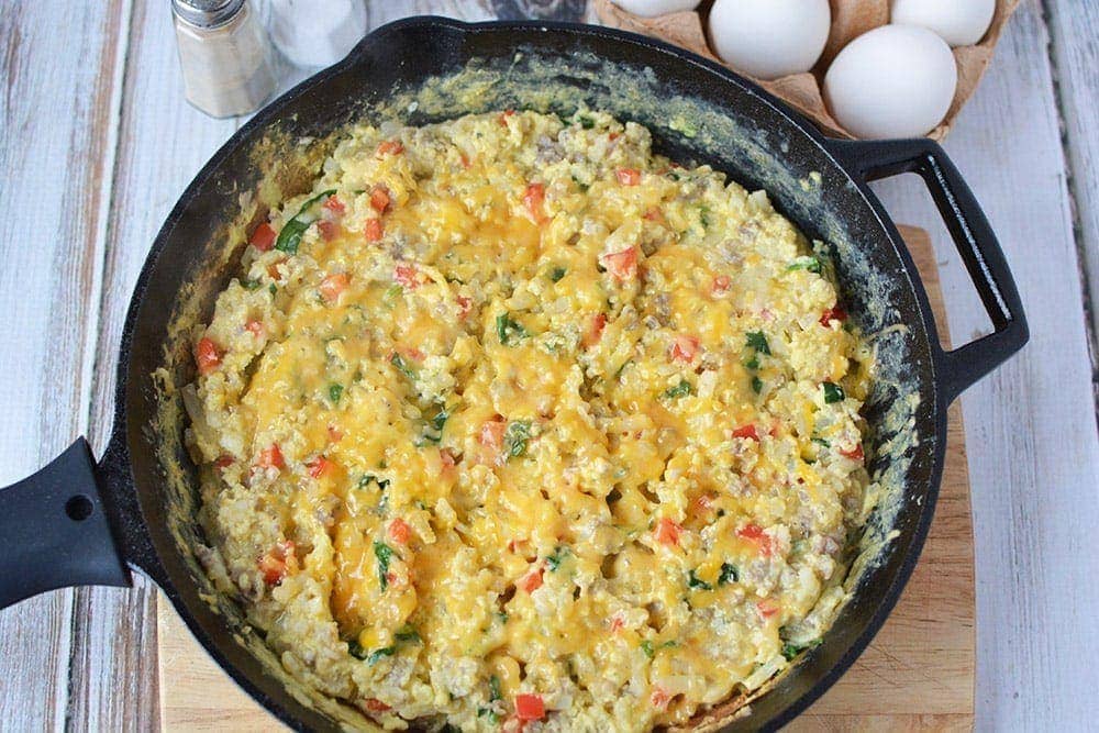 Tasty and Filling Breakfast Scramble Recipe | A Magical Mess