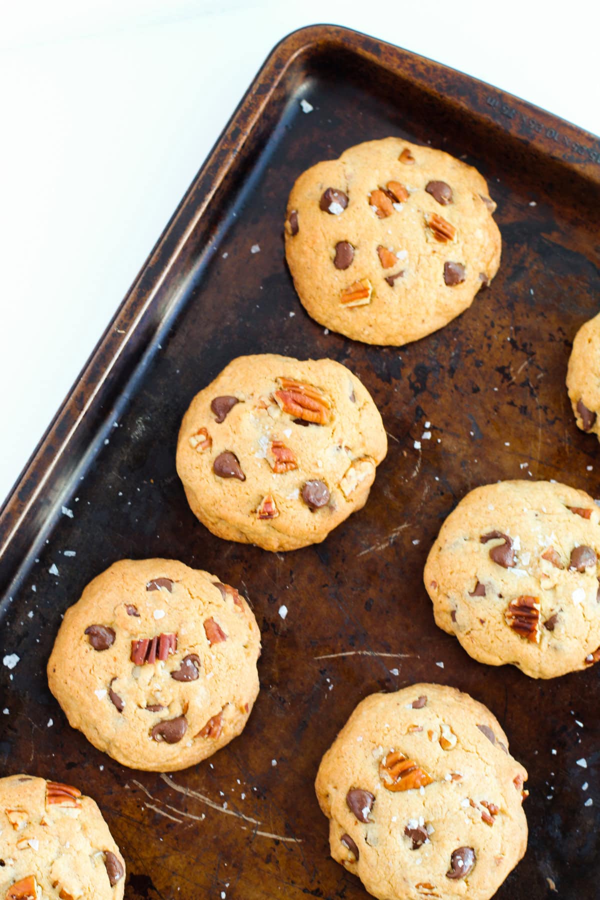 Rich and Nutty Brown Butter Bourbon Cookies with Pecans