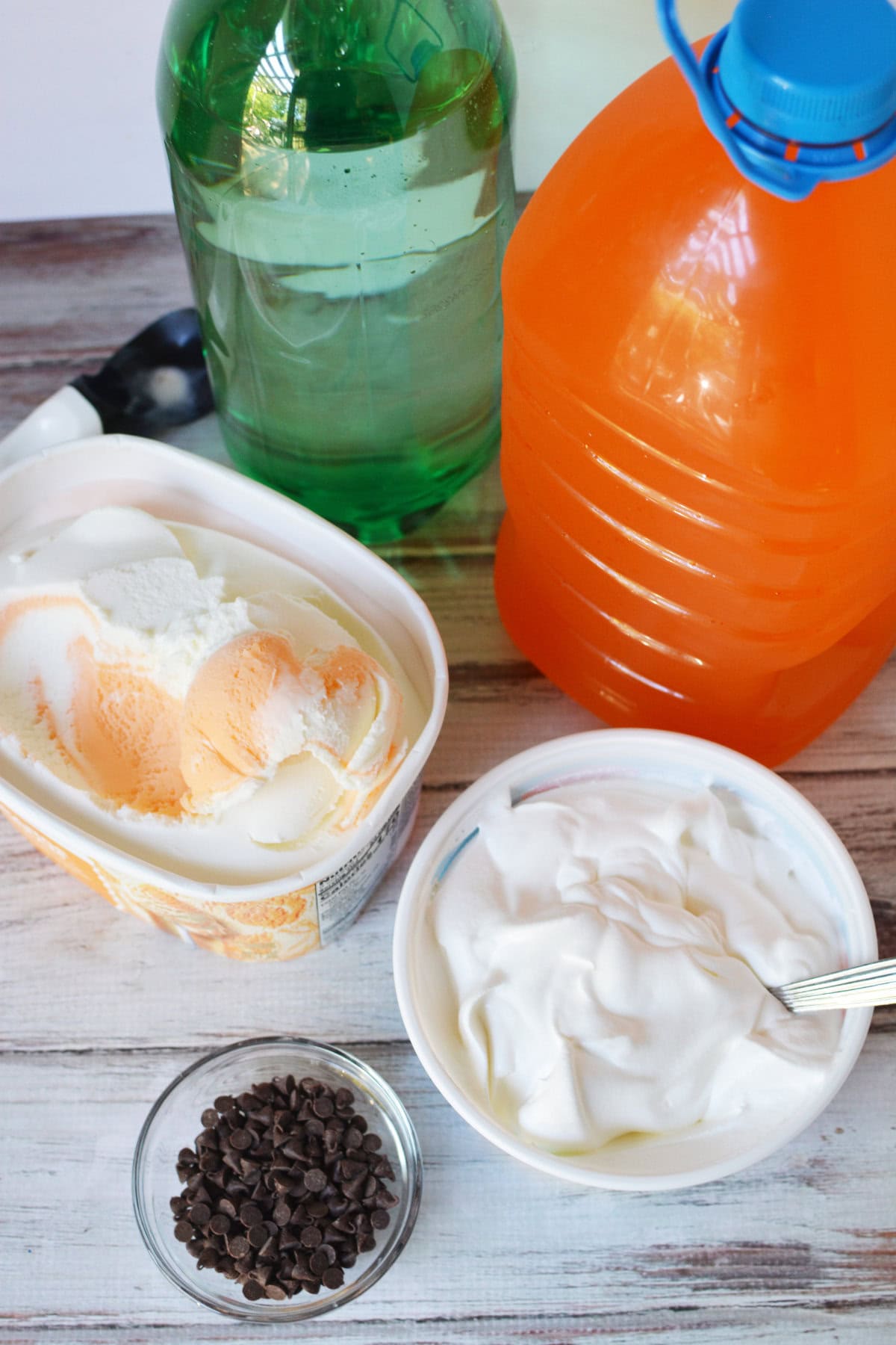 Spooky Ghost Punch | Orange Creamsicle Halloween Punch