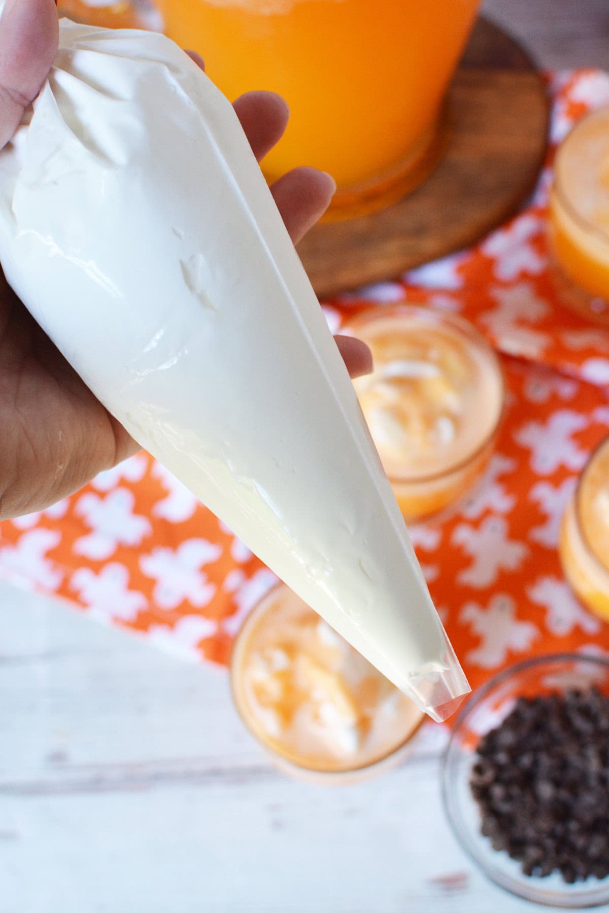 Spooky Ghost Punch | Orange Creamsicle Halloween Punch
