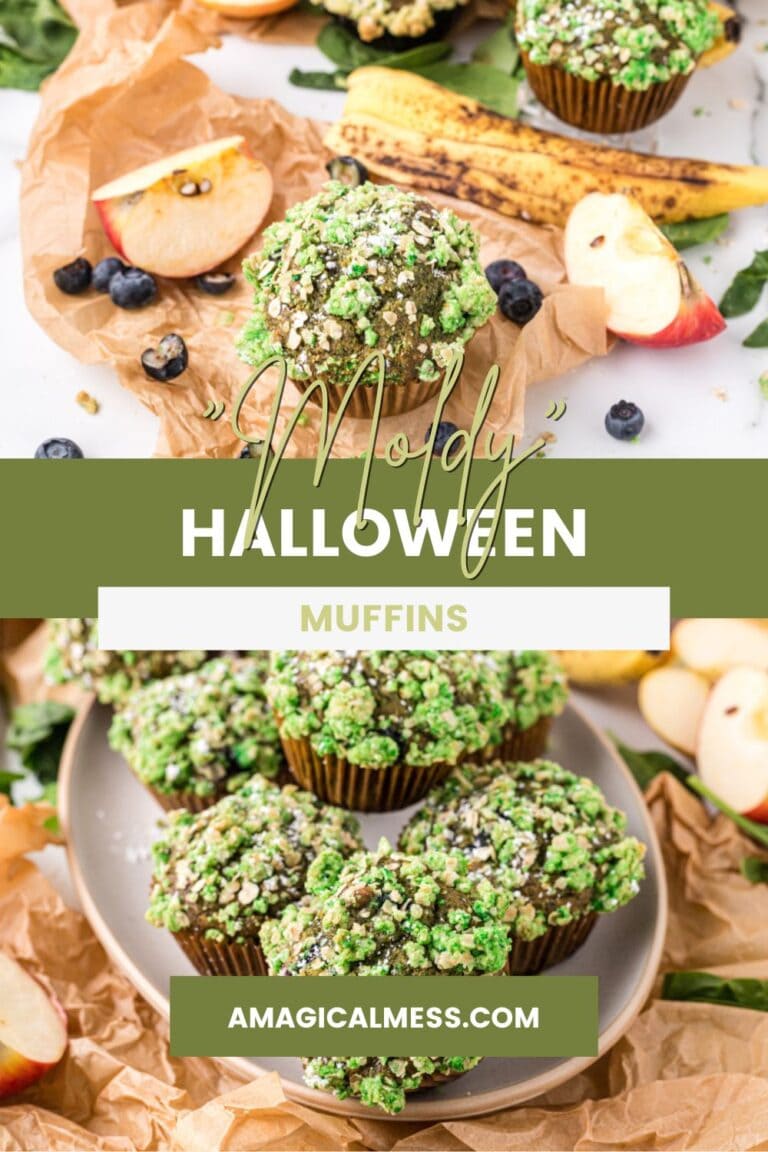 "Moldy" Halloween Muffins Recipe | Creepy Breakfast Treat