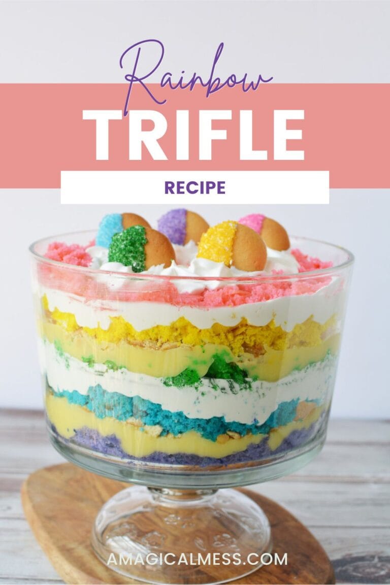 Colorful Rainbow Trifle Recipe for a Magical Happy Party
