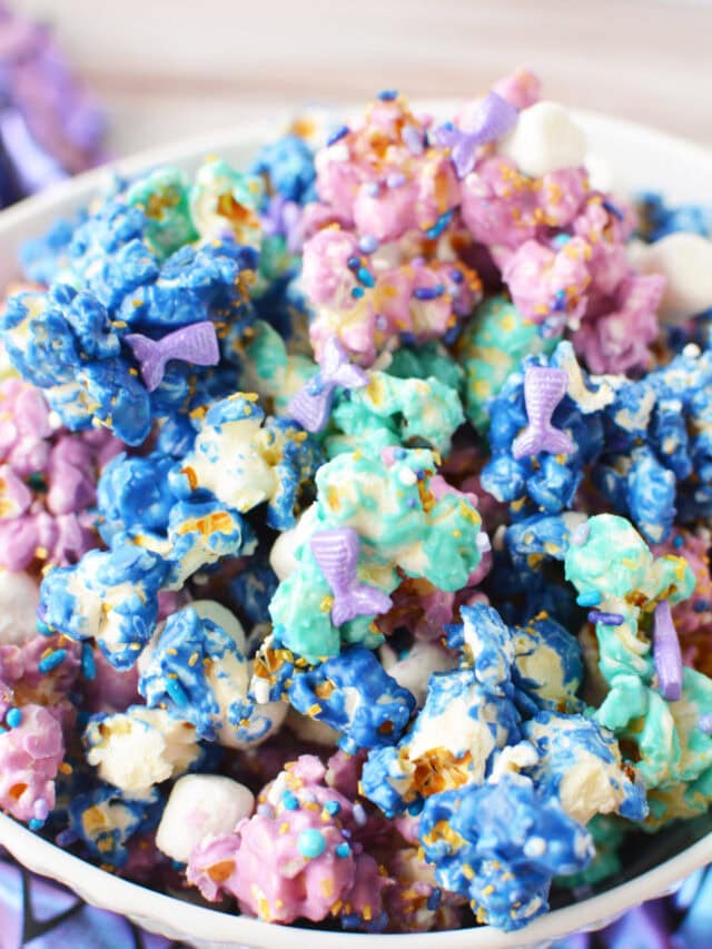 Easy Magical Mermaid Popcorn Recipe | A Magical Mess