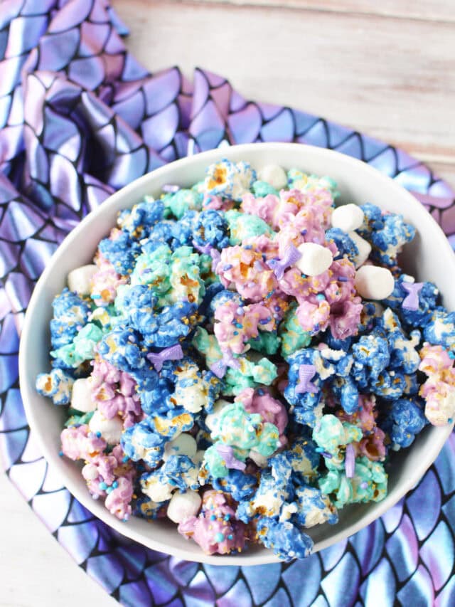 Easy Magical Mermaid Popcorn Recipe | A Magical Mess