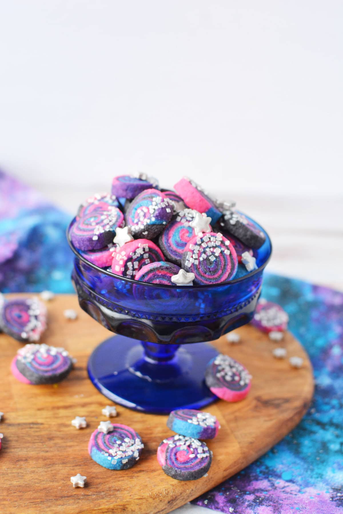 Easy Galaxy Shortbread Bites Recipe for a Cosmic Dessert