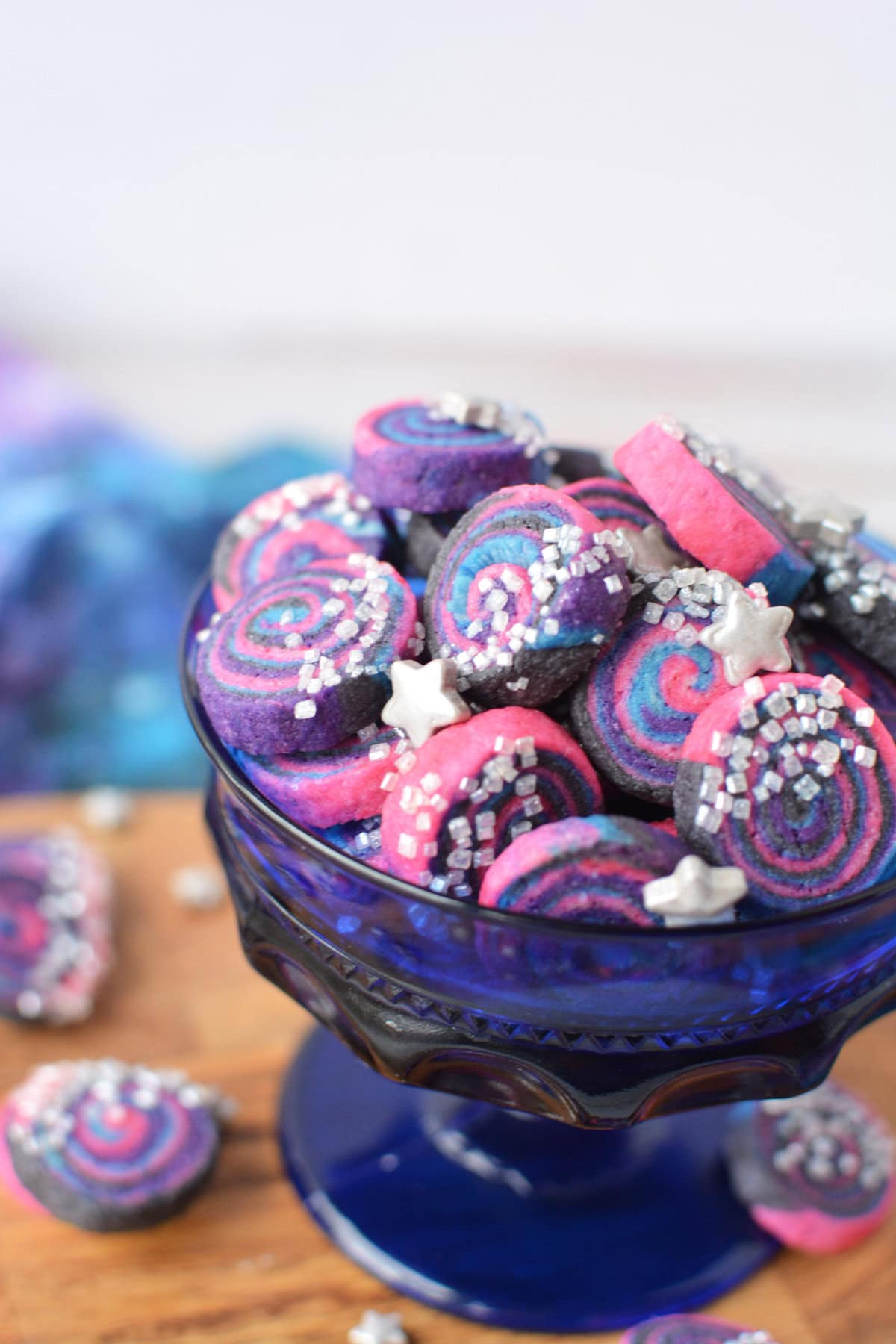 Easy Galaxy Shortbread Bites Recipe for a Cosmic Dessert