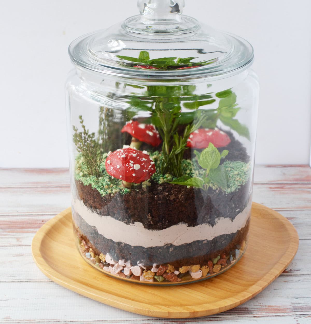 Woodland Fairy Edible Terrarium Dessert Recipe | A Magical Mess